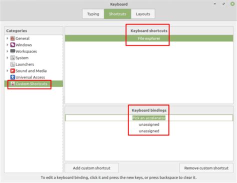 Linux Mint How To Create New Custom Keyboard Shortcuts Technipages
