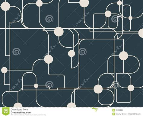 Molecule And Communication Background Vector Illustration Stock Vector Illustration Of