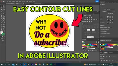 Easy Contour Cut Lines In Adobe Illustrator Vector And JPEG S YouTube