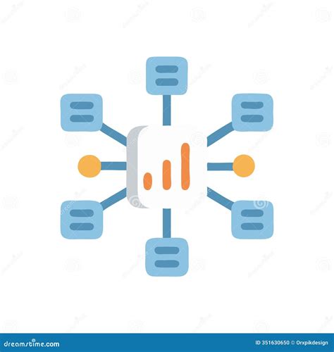 Data Aggregation Technology Icon Stock Vector Illustration Of Device Icon 351630650