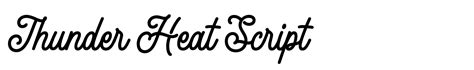 Thunder Heat Script Font Webfont And Desktop Myfonts