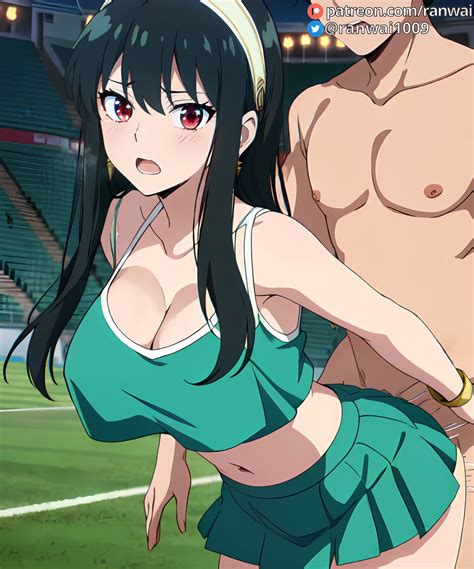 Rule 34 1boy 1girls Ai Generated Anime Black Hair Cheerleader
