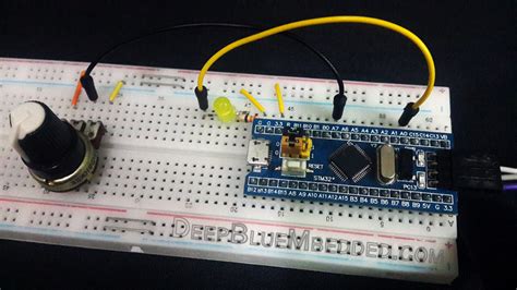 STM32 ADC Continuous Conversion Mode DMA Interrupt Poll Single Channel
