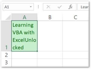 Wrap Text Using VBA Examples Excel Unlocked