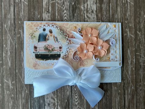 Картичка плик за сватбен ден Handmasters Bg