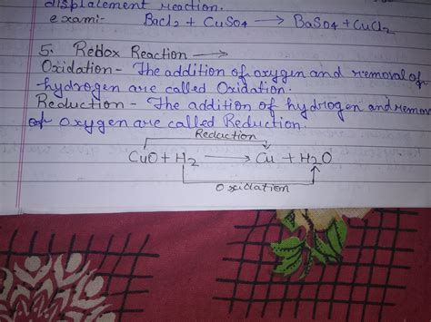 Oxidation Reaction Example