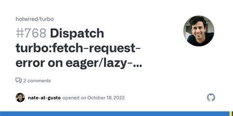 dispatch turbo fetch request error on eager lazy loaded frame · issue
