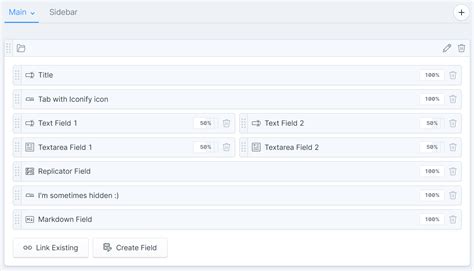 tabs a statamic addon