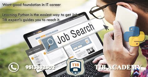 Tib Academy On Linkedin Career Python Job Opportunity Pythonprogramminglanguage