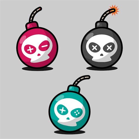 Premium Vector Bundle Of Enemy Bomb