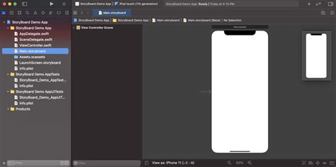 Storyboard In IOS Mobikul