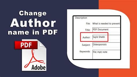 How To Change Author Name In Pdf Using Adobe Acrobat Pro DC Author Names Ads