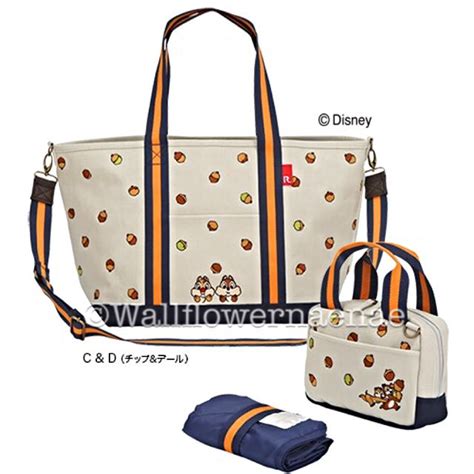 Po Rootote X Disney Toy Story Chip And Dale Mummy Roo Tote Diaper Bag Womens Fashion Bags