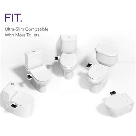 Veken Bidet Attachment For Toilet Ultra Slim Self Cleaning Fresh Water Sprayer