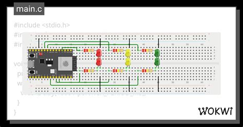 Semaforos Wokwi ESP32 STM32 Arduino Simulator