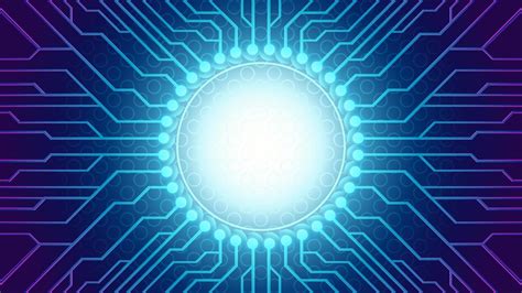 Abstract Technology Background Circuit Board Technology Tree Pattern