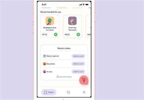 Ice Cream App Prototype The Mad Brains Providing Industry Best It Solutions