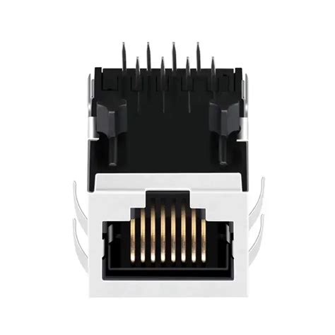 Rj45 Female Male Pcb Connector Shield Rj 45 8p8c Plug Keystone Jack