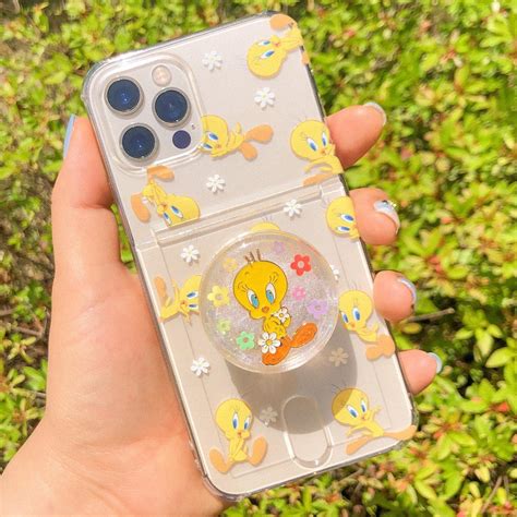 해쭈샵 깜찍한 트위티 카드수납 아이폰젤리 그립톡 세트케이스 인기 많은 트위티 그립톡과 잘 Facebook