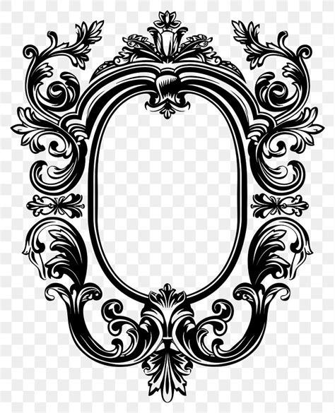 Png Luxury Rectangular Mirror Pattern Premium Png Rawpixel