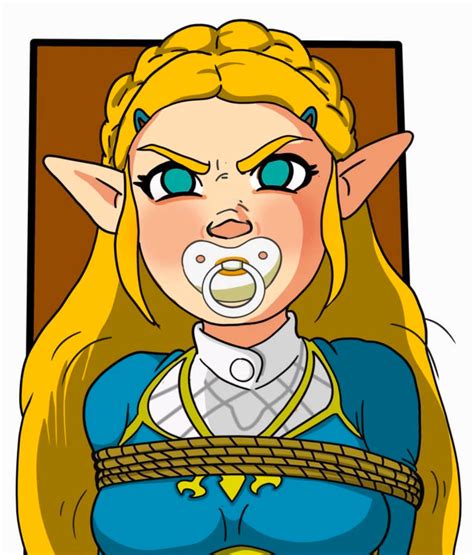 Zelda Bound And Gagged As Usual By Dumpster Aesthetic On Deviantart
