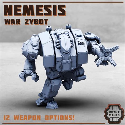 3d printable nemesis full kit armatis mors by print minis