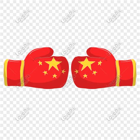 손으로 그린 별 빨간 권투 글러브 Png 일러스트 무료 다운로드 Lovepik