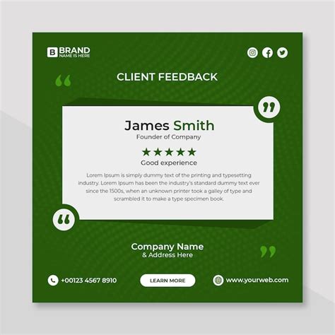 Customer Feedback Post Psd High Quality Free Psd Templates For