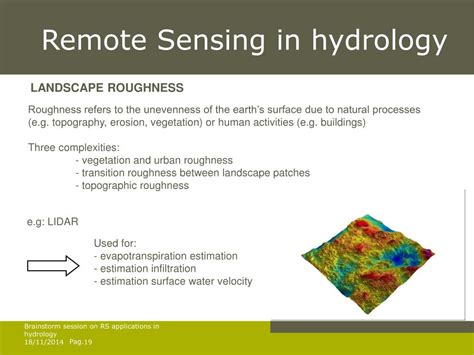 Ppt Brainstorm Session On Remote Sensing Applications In Hydrology Powerpoint Presentation