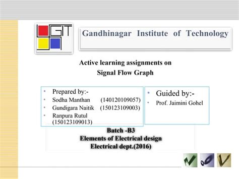 Signal Flow Graph Ppt