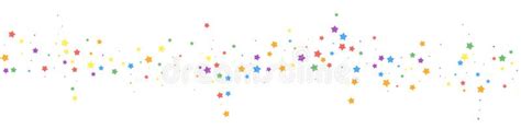 Festive Impressive Confetti Celebration Stars Stock Vector