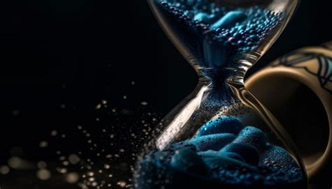 Free Photo Countdown Begins Antique Timer Sand Flowing Endlessly Generated By Ai