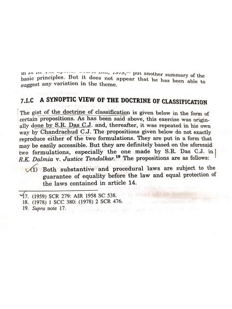 Synoptic View Of Doctrine Of Classification Pdf