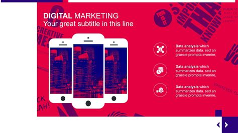 RED And BLUE Powerpoint Sliders Template Presentation Templates GraphicRiver