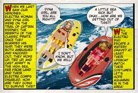 Electra Woman And Dyna Girl Watery Peril By Oilcan75 On Deviantart