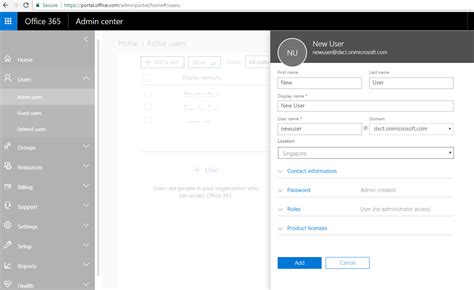 Dynamics Solution Dynamics 365 For Operation Adding Users From Single O365 Tenant