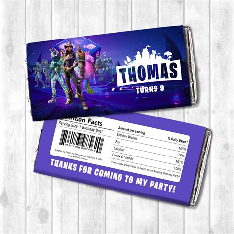 Chocolate Wrapper Kimmi 10 Personalised Products Ts