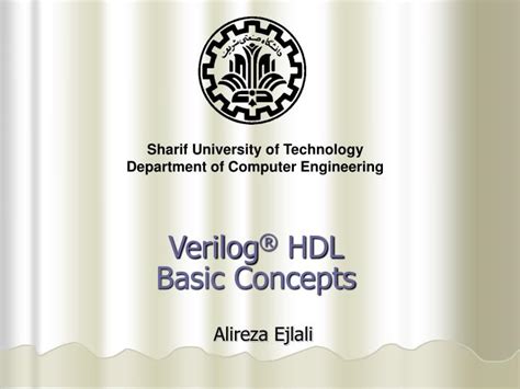 PPT Verilog HDL Basic Concepts PowerPoint Presentation Free