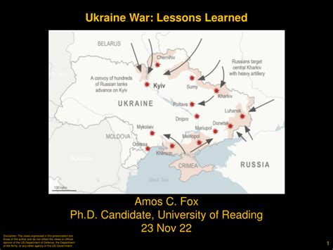 Pdf Ukraine War Lessons Learned