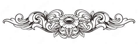 Premium Vector A Scroll With A Scroll In The Center