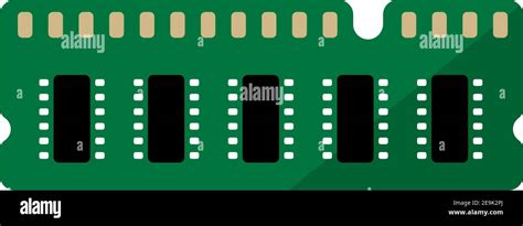 computer ram random access memory vector icon illustration stock