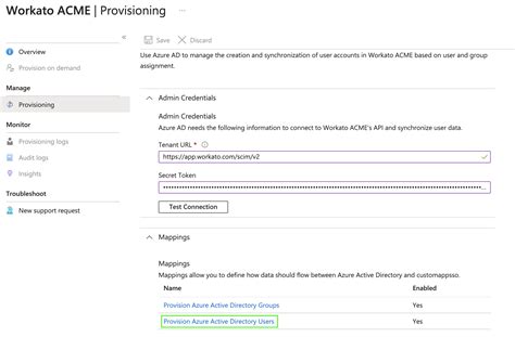 Configure And Use Scim In Microsoft Entra Id Workato Docs