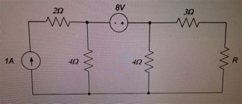 Solved For The Circuit Below Replace Everything Except The