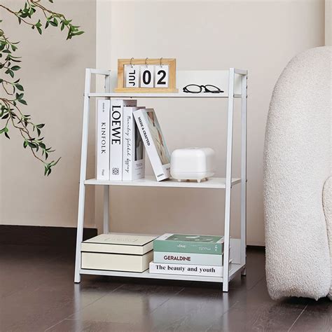 철제 3단 미니 책꽂이 책상 정리 선반 전면 낮은 책장 서랍 수납 틈새 정리함 서랍장 꾸미기 북엔드