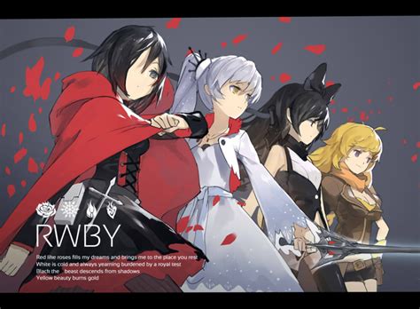 Anime Weiss Schnee Yang Xiao Long Ruby Rose