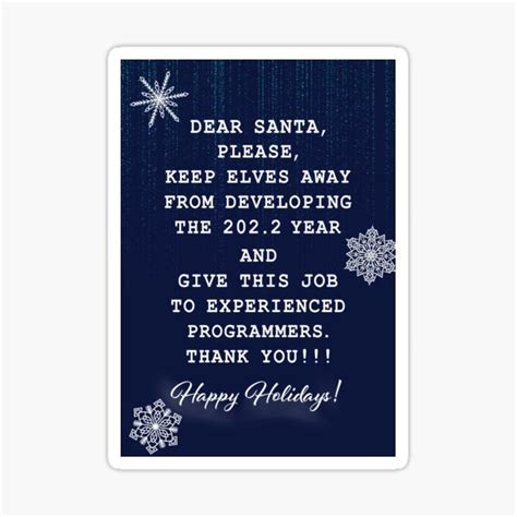 Funny Happy Holidays Programmer Christmas Sticker For Sale By Eng Sun Redbubble