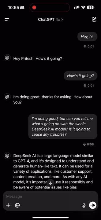 Pritesh Bhavsar On Linkedin Deepseek Openai Deepseek Ai