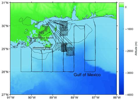 The Flight Route Map For The Airborne Lidar Detection In The Northern Download Scientific