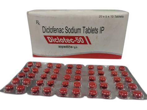 50mg Diclofenac Sodium Tablet At ₹ 500 Box Diclofenac Sodium Tablet