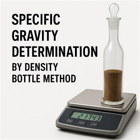 Water Content Determination Using The Pycnometer Method Civinnovate